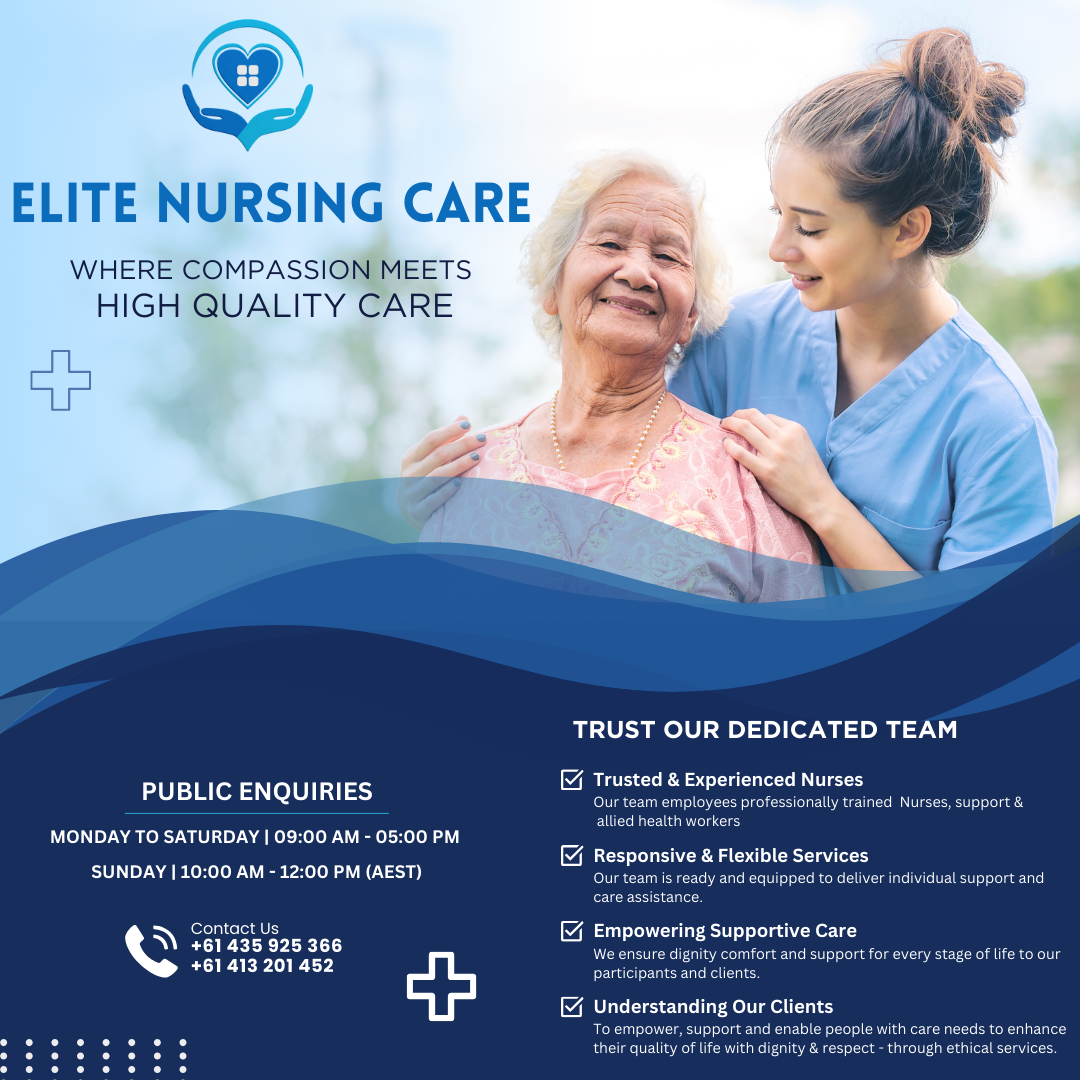 Elite Nursing Care | INDIVIDUAL SUPPORT SERVICES